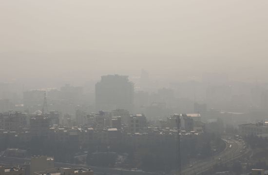 Smog Obscures Skyline Tehran Iran 02 Editorial Stock Photo - Stock ...