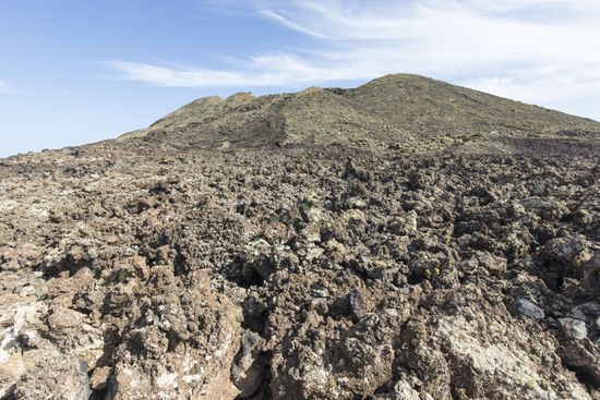 Volcano Colorado Solidified Lava Flow Lanzarote Editorial Stock Photo ...