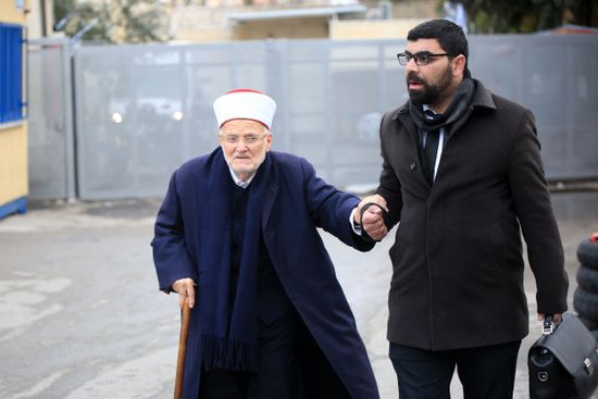 Sheikh Ekrima Said Sabri Former Grand - Foto de stock de contenido ...