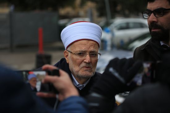 Sheikh Ekrima Said Sabri Former Grand Editorial Stock Photo - Stock ...