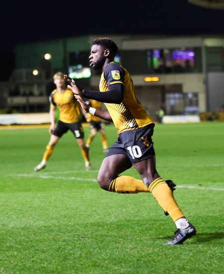 Offrande Zanzala Newport County Celebrates After Editorial Stock Photo ...