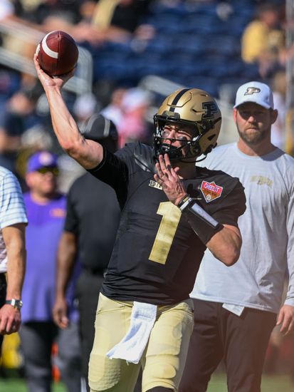 Purdue Boilermakers Quarterback Michael Alaimo 1 Editorial Stock Photo ...