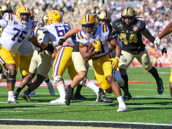 Lsu Tigers Running Back Noah Cain Editorial Stock Photo - Stock Image ...