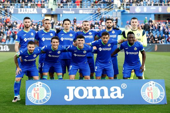 Getafe Team Group Lineup Getafe Football Editorial Stock Photo - Stock ...