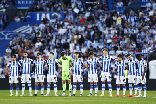 Real Sociedad Team Group Lineup Sociedad Editorial Stock Photo - Stock ...