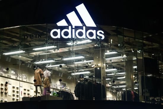 Adidas Logo Seen On Store Telaviv Editorial Stock Photo - Stock Image ...
