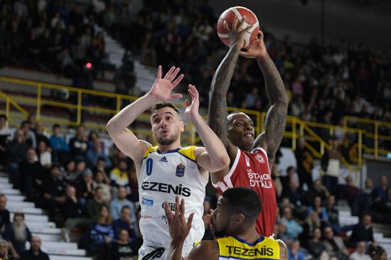 Frank Gaines Pallacanestro Trieste Take Rebound Editorial Stock Photo ...