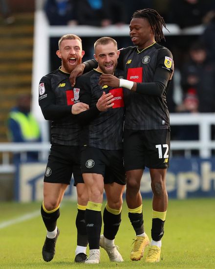 Harrogate Towns Alex Pattison Celebrates After Editorial Stock Photo ...