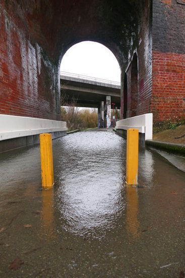River Loddon Winnersh Breaches Banks After Editorial Stock Photo ...