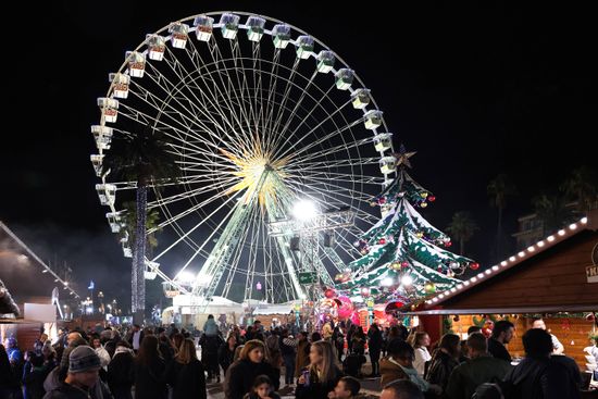 Christmas Market Ferris Wheel Albert Premier Editorial Stock Photo ...
