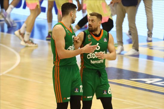 Karlo Matkovic Cedevita Olimpija Marko Jeremic Editorial Stock Photo ...