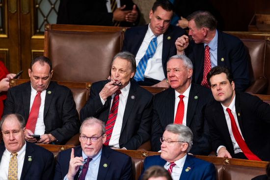 Republican Representatives Bob Good Virginia L Editorial Stock Photo ...