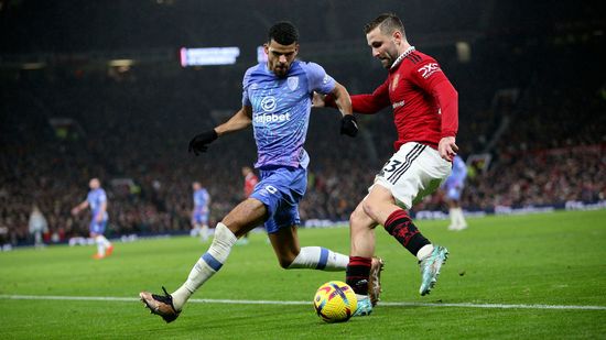 Manchester United Defender Luke Shaw 23 Editorial Stock Photo - Stock ...