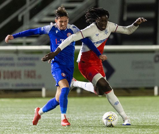 Rangers B Team Defender Johnly Yfeko Editorial Stock Photo - Stock ...