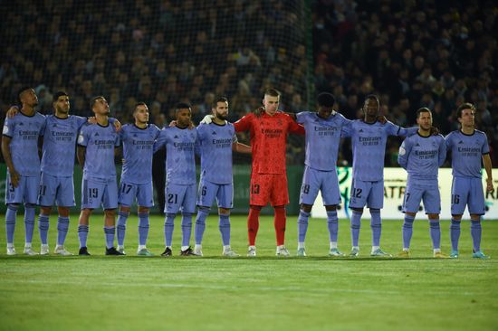 Starting Lineup Real Madrid Hold One Editorial Stock Photo - Stock ...