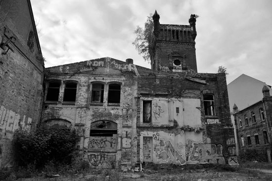Vacant Factory Building Leipzigvacant Factory Building Editorial Stock ...