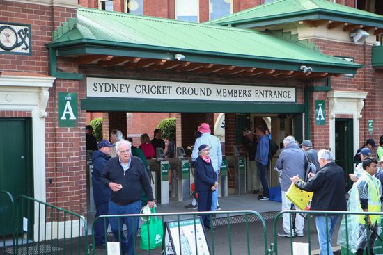Members Entrance Scg Sydney Cricket Ground Editorial Stock Photo ...