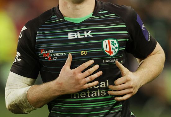 Jacob Atkins London Irish Celebrates His Editorial Stock Photo - Stock ...
