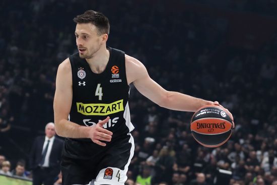 Aleksa Avramovic Partizan Mozzart Bet Belgrade Editorial Stock Photo ...