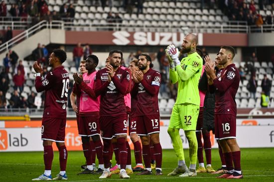 Torino Players Celebrate End Match Editorial Stock Photo - Stock Image ...