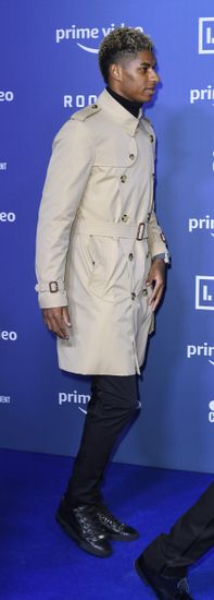 Marcus Rashford Arrive Premiere Amazon Prime Editorial Stock Photo ...