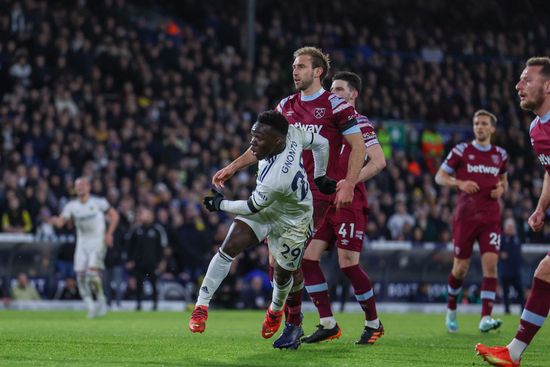 Goal 10 Leeds United Forward Wilfried Editorial Stock Photo - Stock ...