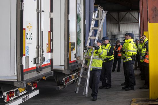Border Force Thames Purfleet Teminal Border Editorial Stock Photo ...