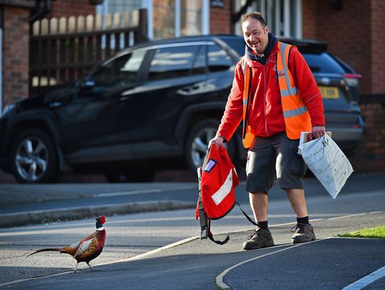 Royal Mail Postman Mark Brough Who Editorial Stock Photo - Stock Image ...