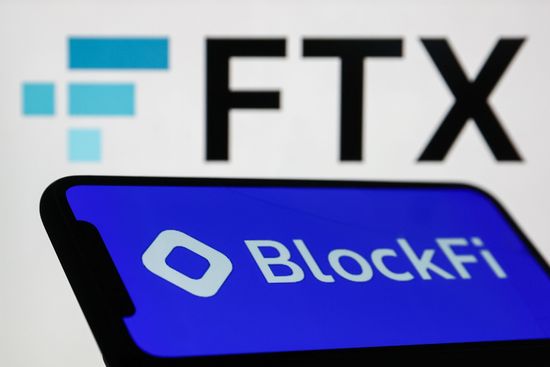 Blockfi Logo Displayed On Phone Screen Editorial Stock Photo - Stock ...