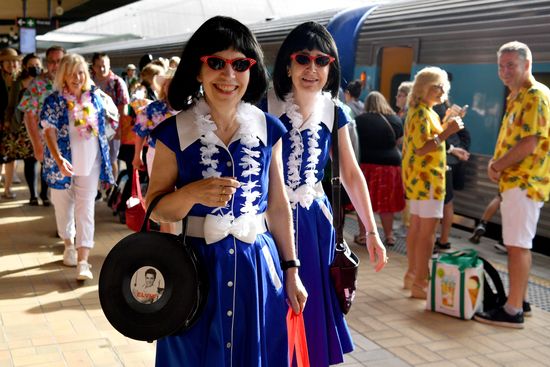 Fans Dress Elvis Presley Themed Clothing Editorial Stock Photo - Stock ...