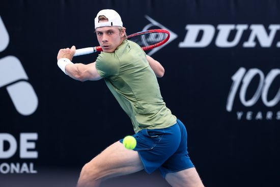 Denis Shapovalov Canada Hits Backhand During Editorial Stock Photo - Stock Image | Shutterstock