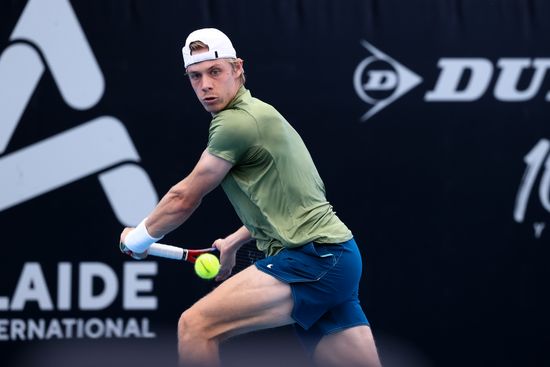 Denis Shapovalov Canada Hits Backhand During Editorial Stock Photo - Stock Image | Shutterstock