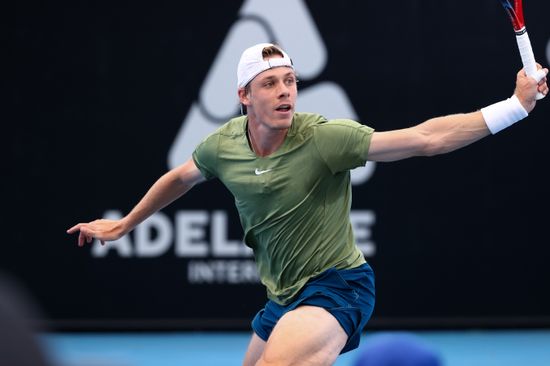 Denis Shapovalov Canada Hits Backhand During Editorial Stock Photo - Stock Image | Shutterstock