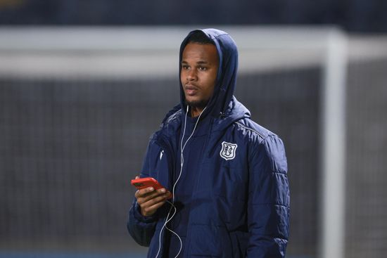 Derick Osei Dundee Inspects Pitch Before Editorial Stock Photo - Stock ...