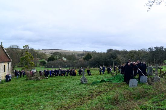 Pictured Ray Being Laid Rest St Editorial Stock Photo - Stock Image ...