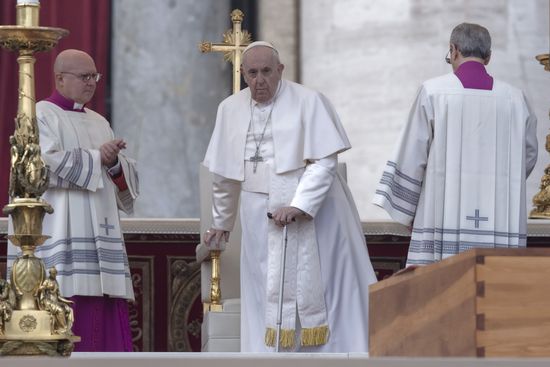 Pope Francis Celebrates Funeral Mass Late Editorial Stock Photo - Stock ...