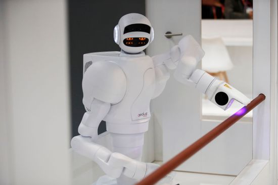 Aeolus Robotics Aeo Multifunction Robot Opens Editorial Stock Photo ...