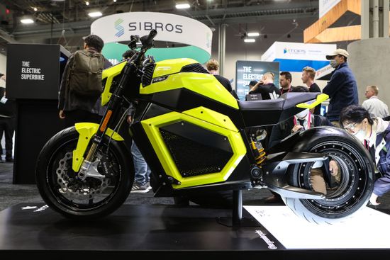 Verge Electric Superbike On Display West Editorial Stock Photo - Stock ...