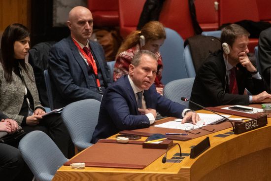 Permanent Representative Israel United Nations Ambassador Editorial ...