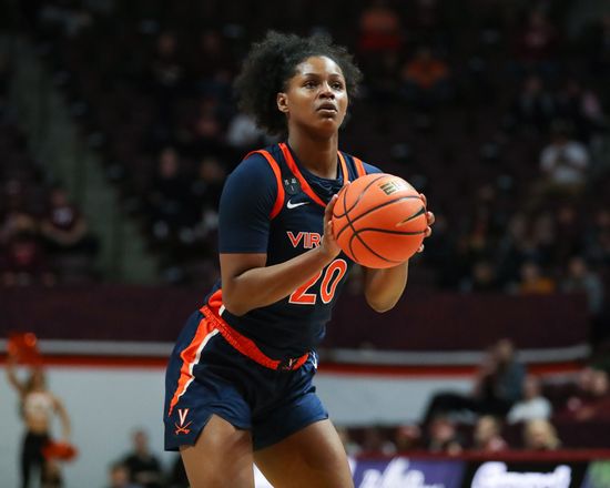 Virginia Cavaliers Forward Camryn Taylor 20 Editorial Stock Photo ...