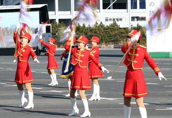 Tokyo Metrpolitan Fire Department Color Guards Editorial Stock Photo ...