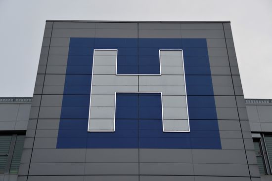External View H Hospital Logo Outside Editorial Stock Photo - Stock ...