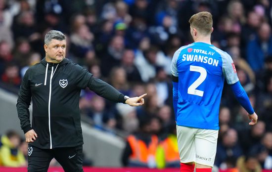 Portsmouth Caretaker Manager Simon Bassey Issues Editorial Stock Photo ...