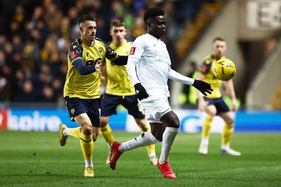 Bukayo Saka Arsenal Billy Bodin Oxford Editorial Stock Photo - Stock ...