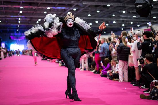 British Drag Queen Danny Beard Poses Editorial Stock Photo - Stock ...