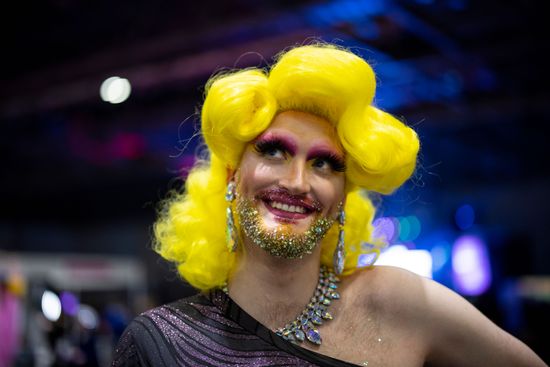 People Attend Rupauls Dragcon Uk Drag Foto de stock de contenido ...