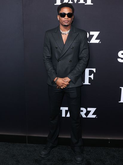Haitianamerican Actor Davinchi Juste Arrives Los Editorial Stock Photo ...