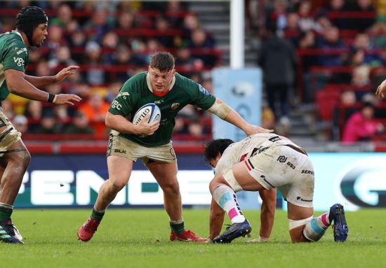 Will Goodrickclarke London Irish Shrugs Off Editorial Stock Photo ...