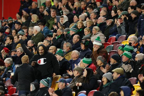 London Irish Fans During Gallagher Premiership Editorial Stock Photo ...