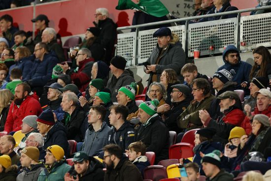 London Irish Fans During Gallagher Premiership Editorial Stock Photo ...